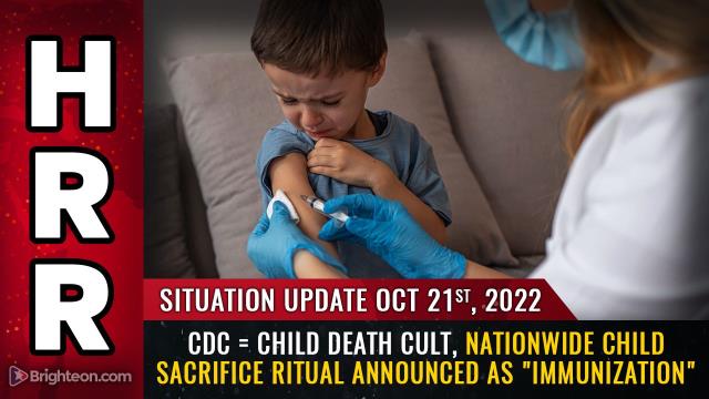 Situation Update, Oct 21, 2022 - CDC = Child Death Cult, nationwide ...