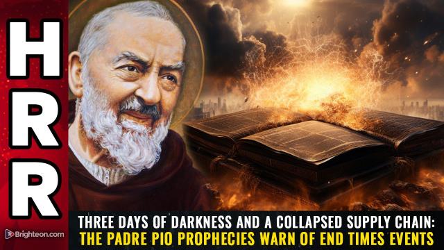 THREE DAYS OF DARKNESS and a collapsed supply chain: The Padre Pio ...